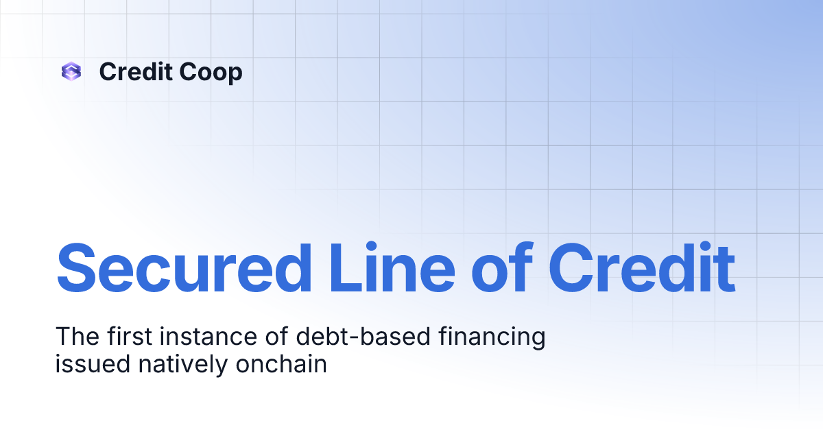 Secured Line of Credit | Credit Coop
